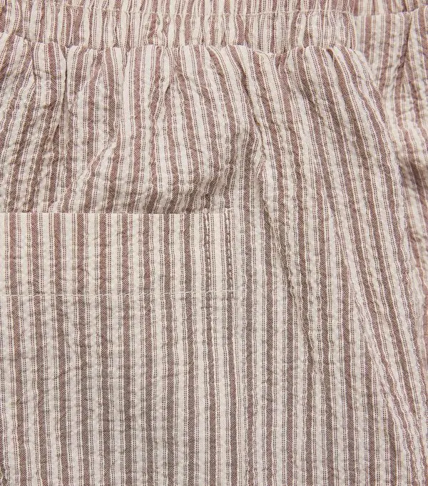 Varley Cotton Stripe Darina Shorts