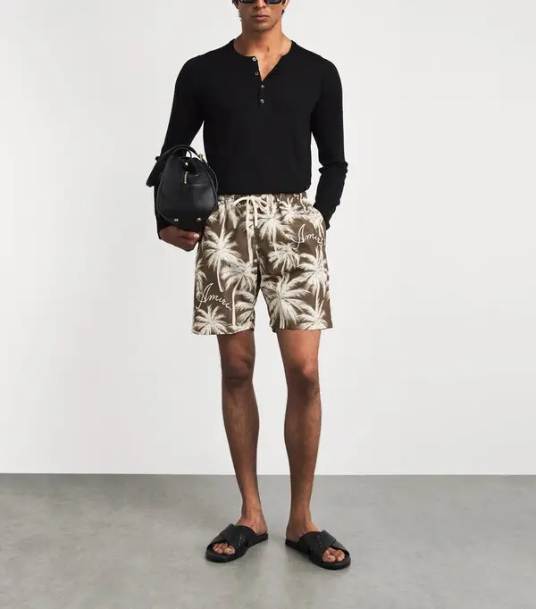 Amiri Palms Swim Shorts