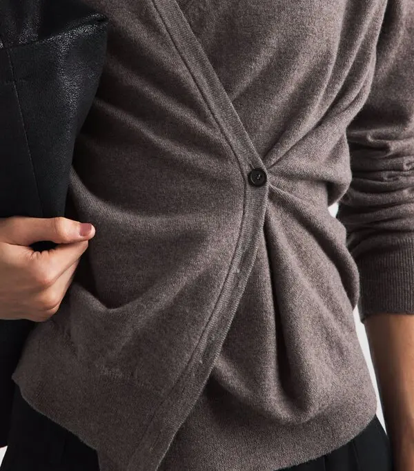 RÓHE Stretch-wool Twisted Cardigan