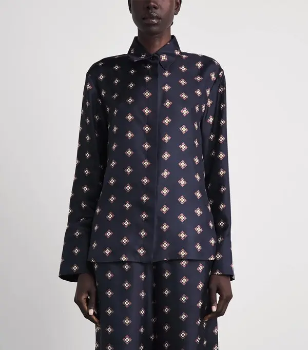 Max Mara Silk Printed Shirt
