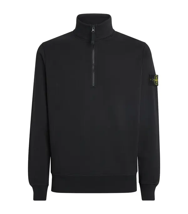 Stone Island Cotton Half-zip Sweatshirt