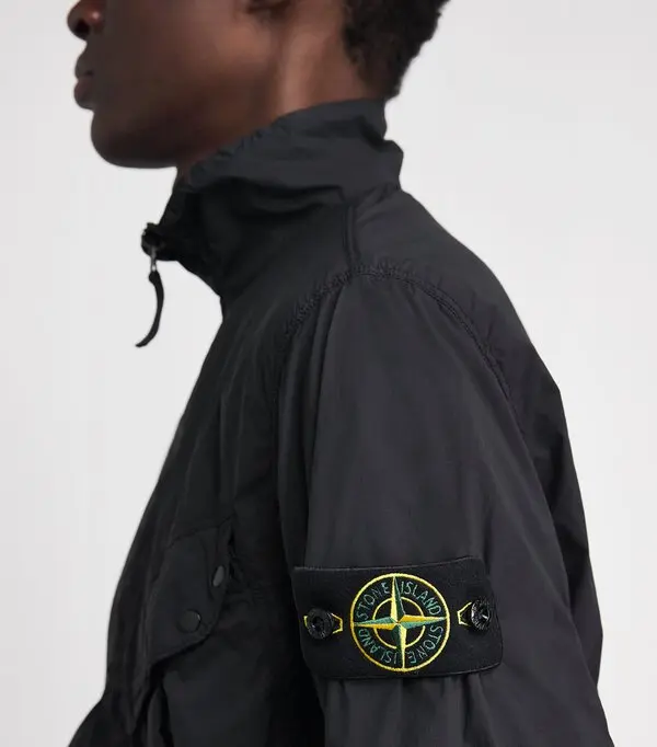 Stone Island Stretch-nylon Zip-up Overshirt