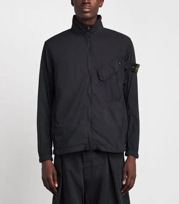 Stone Island Stretch-nylon Zip-up Overshirt