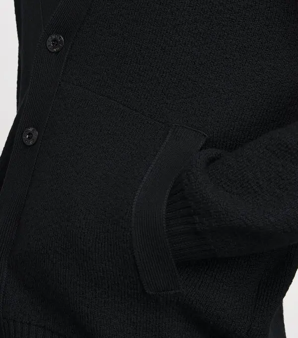 Stone Island Virgin Wool Compass Cardigan