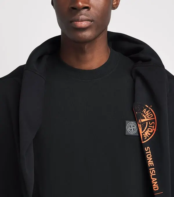 Stone Island Organic Cotton Ghost T-shirt - Black