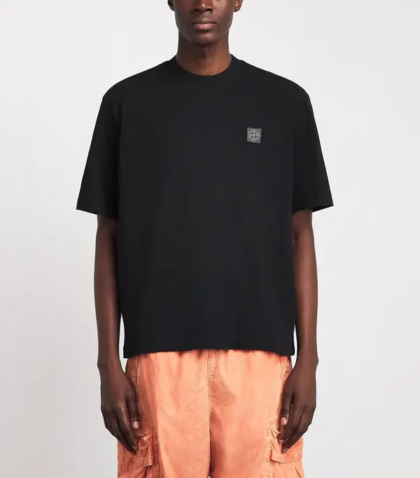 Stone Island Organic Cotton Ghost T-shirt - Black