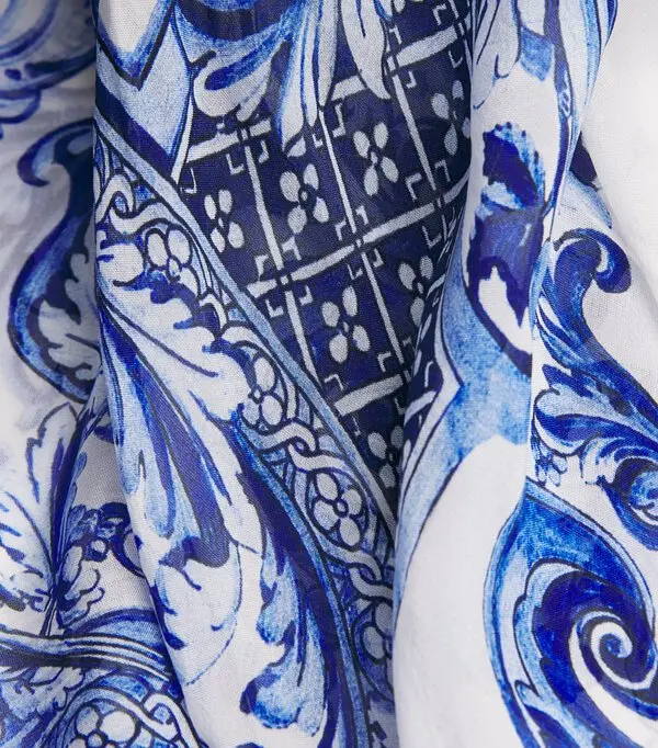 Camilla Silk Embellished V-neck Kaftan