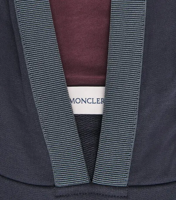 Moncler Cotton Logo Patch Hoodie