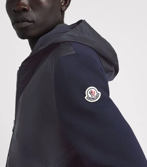 Moncler Hybrid Hooded Zip-up Cardigan