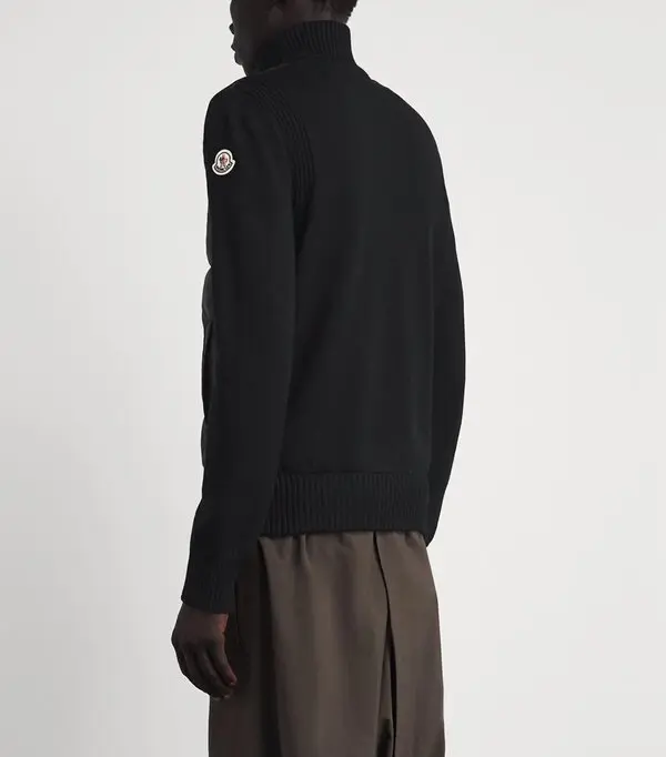 Moncler Down Hybrid Cardigan