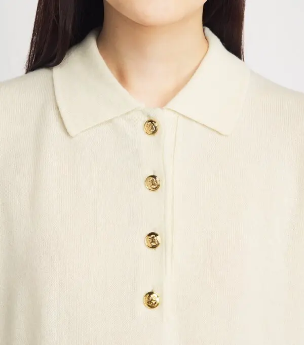 BLAZÉ MILANO Wool-cashmere Highland Polo Sweater