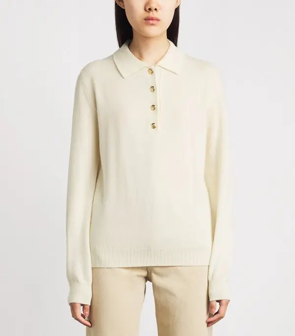 BLAZÉ MILANO Wool-cashmere Highland Polo Sweater