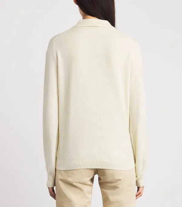 BLAZÉ MILANO Wool-cashmere Highland Polo Sweater