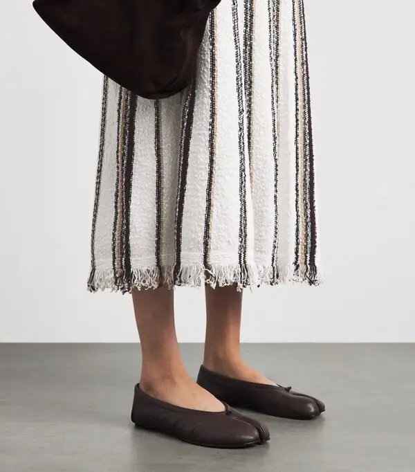 ME+EM Stretch-cotton Bouclé Maxi Skirt