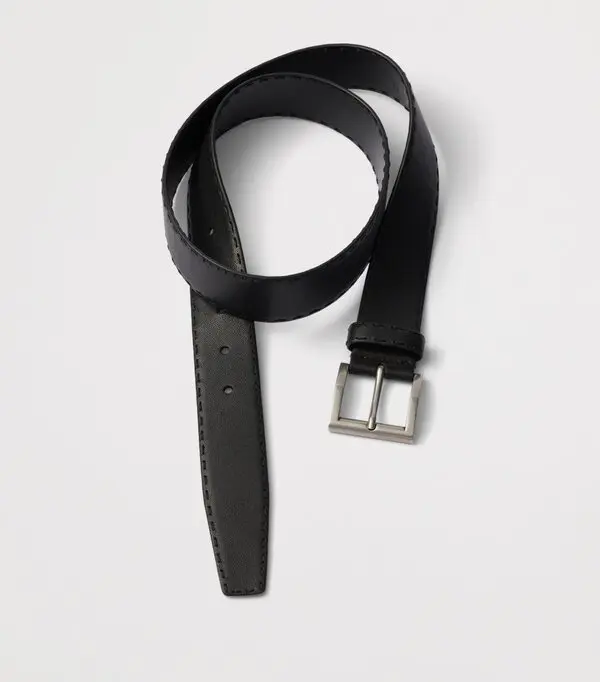 Prada Leather Antiqued Belt
