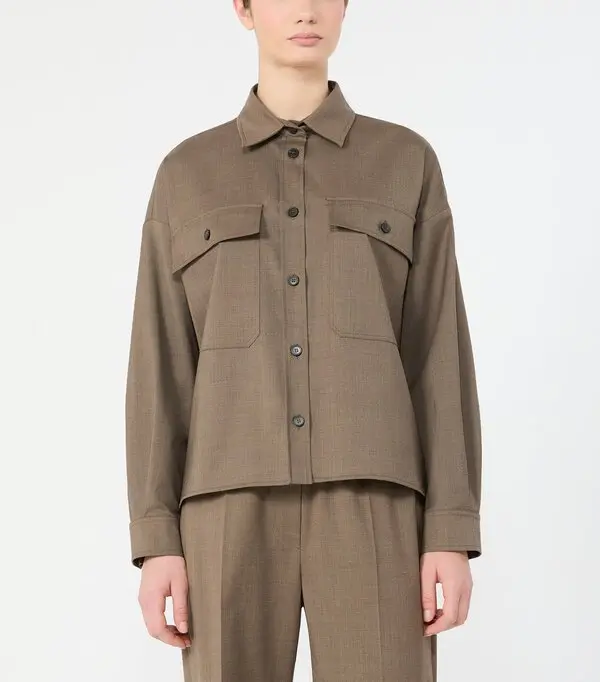 Max Mara Wool-blend Shirt Jacket
