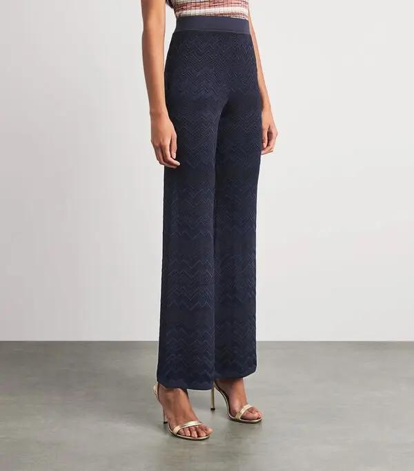 Missoni Zigzag Jacquard Straight Trousers