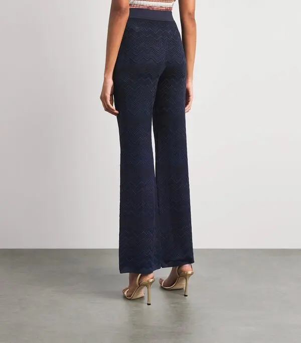 Missoni Zigzag Jacquard Straight Trousers