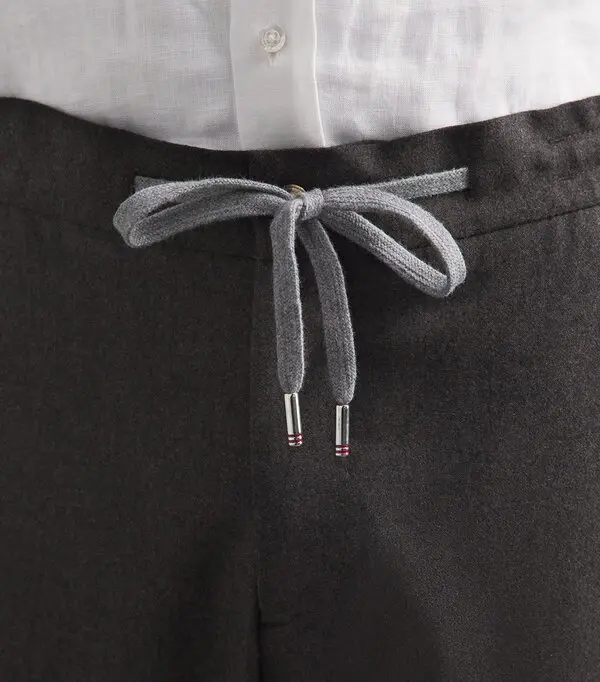 Marco Pescarolo Cashmere Drawstring Trousers
