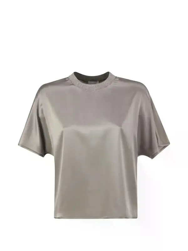 Peserico Lurex-knit T-shirt