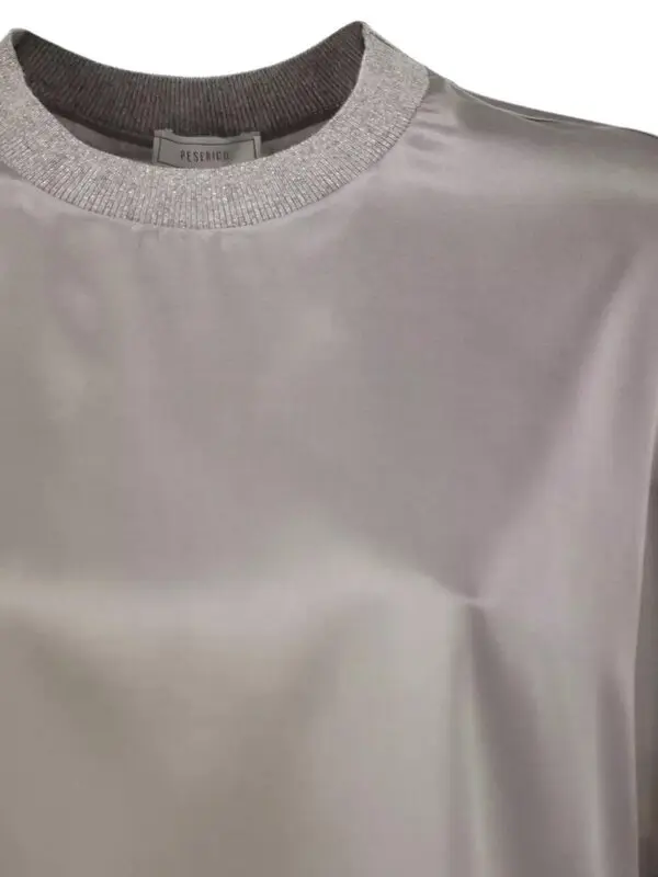 Peserico Lurex-knit T-shirt