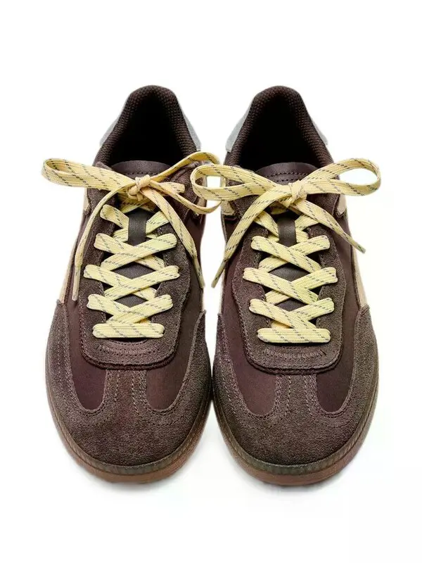 HOFF Park Suede-panelled Lace-up Sneakers - Brown