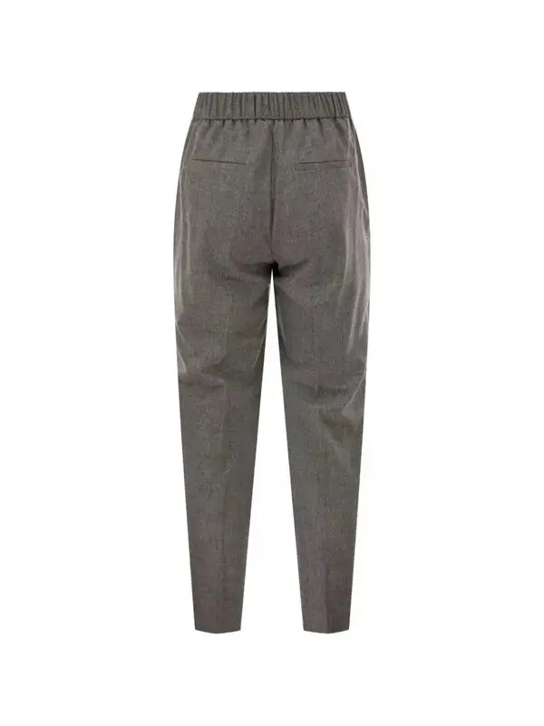 Peserico Elasticated-waistband Tapered Trousers