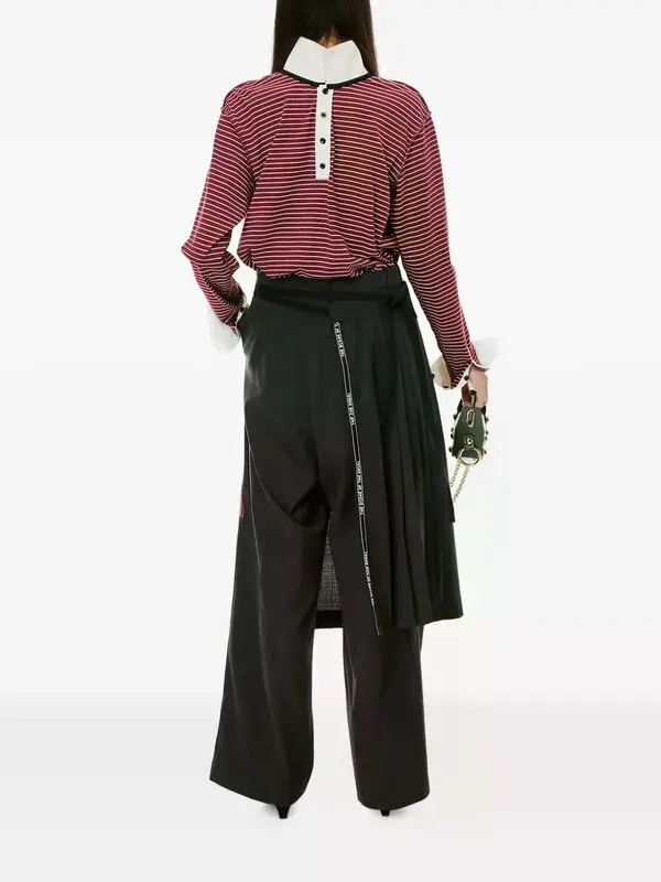 MASU Asymmetric Pleated Apron