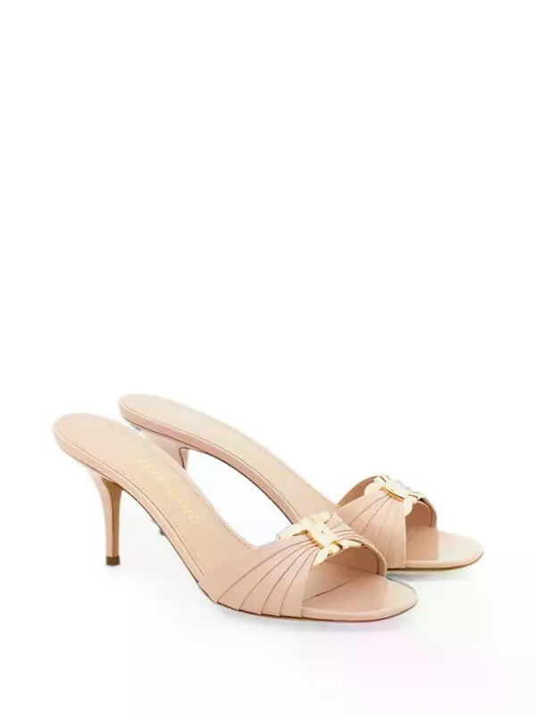 FERRAGAMO Gancini Ornament Slides