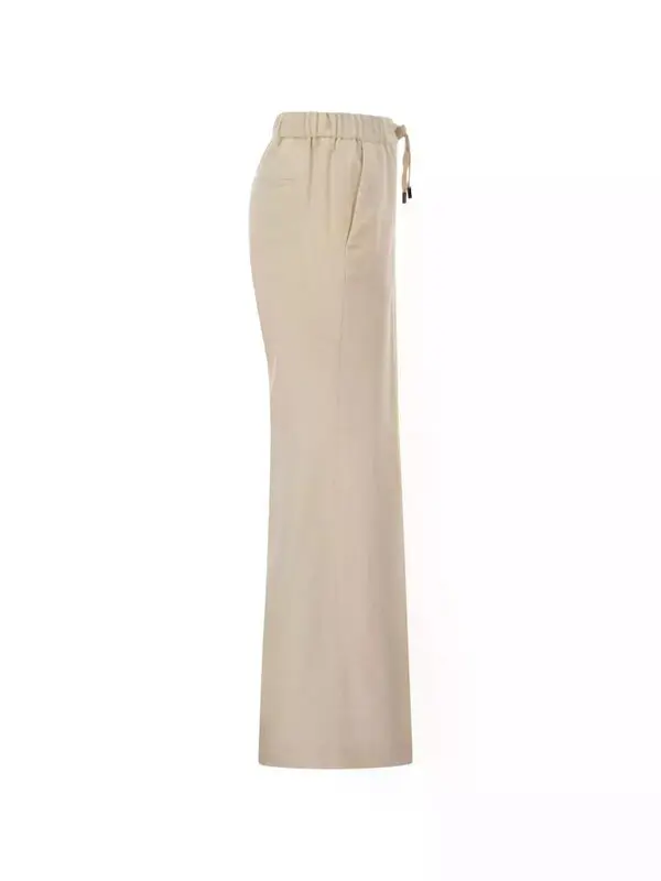 Peserico Drawstring-waist Tapered Trousers