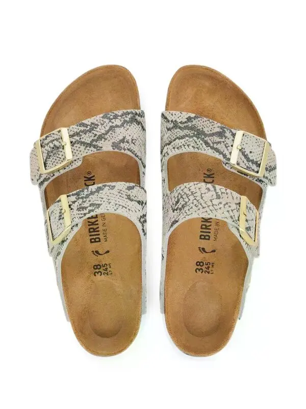 BIRKENSTOCK Arizona Snake-effect Sandals
