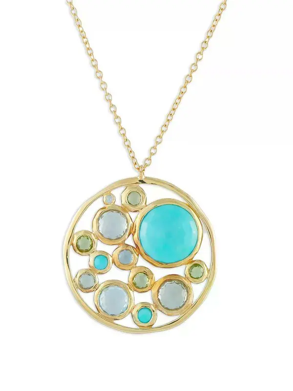 Ippolita Rock Candy Lollipop Multi-stone Necklace In 18k Yellow - Gold
