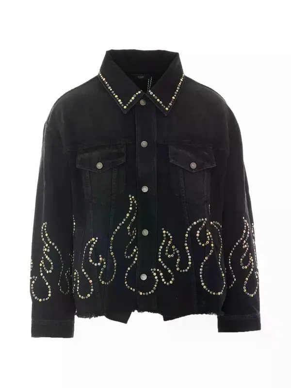 Amiri Stud-embellished Denim Jacket