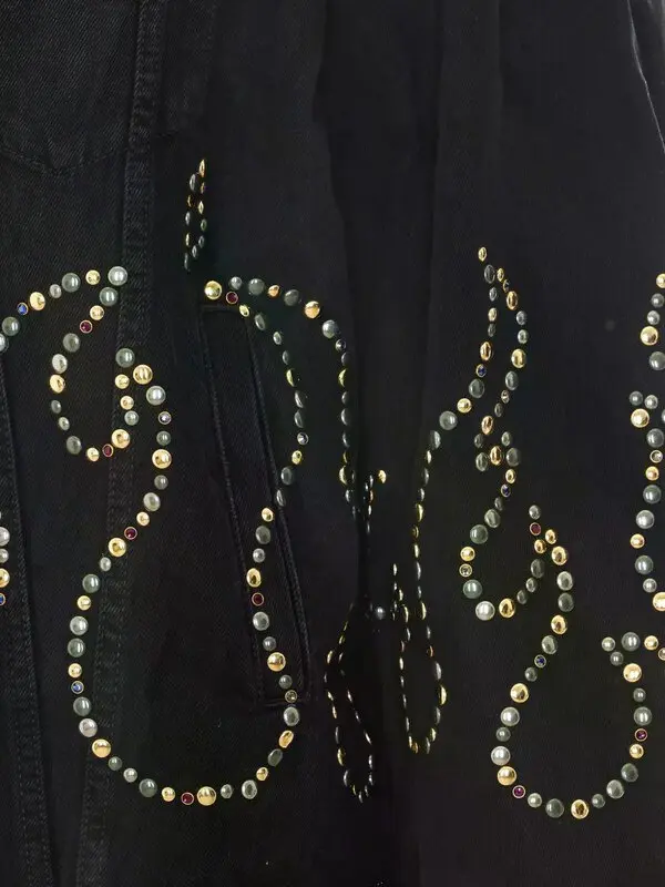 Amiri Stud-embellished Denim Jacket