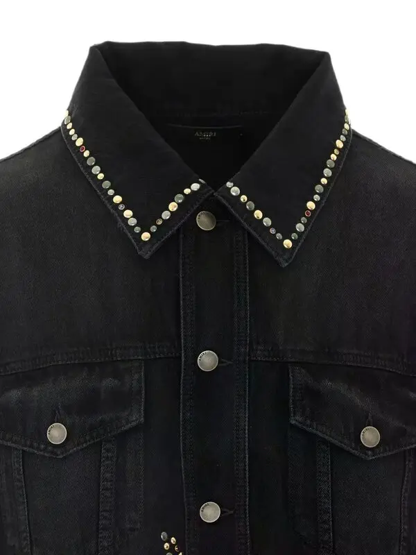 Amiri Stud-embellished Denim Jacket