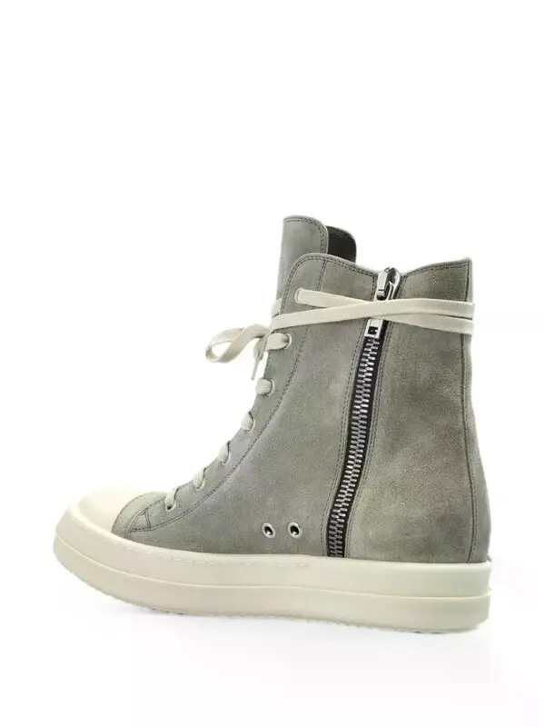 Rick Owens Leather High-top Sneakers