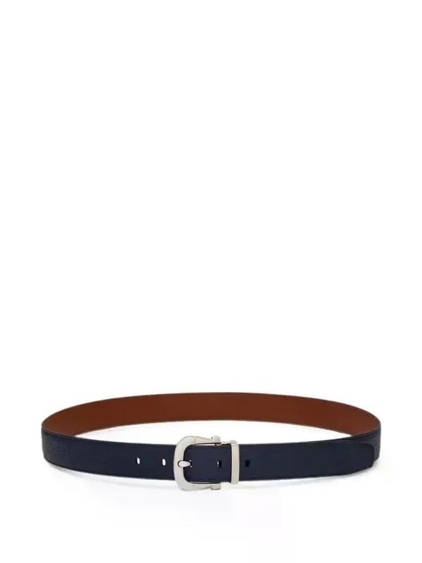 FERRAGAMO Reversible And Adjustable Gancini Belt