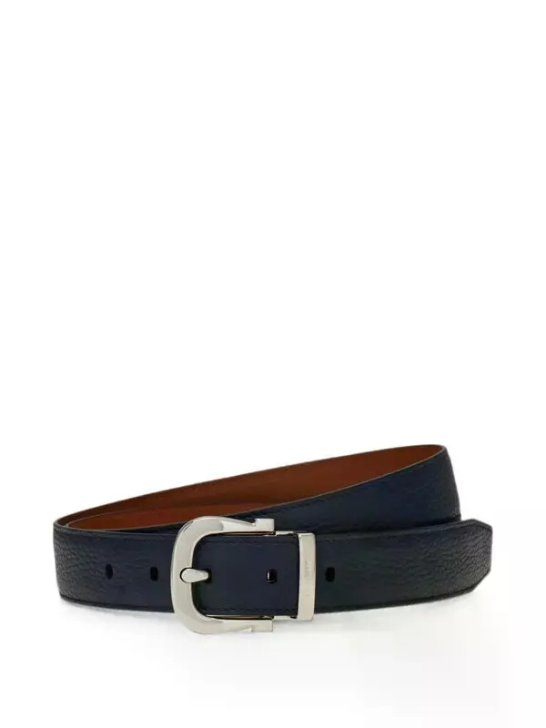 FERRAGAMO Reversible And Adjustable Gancini Belt