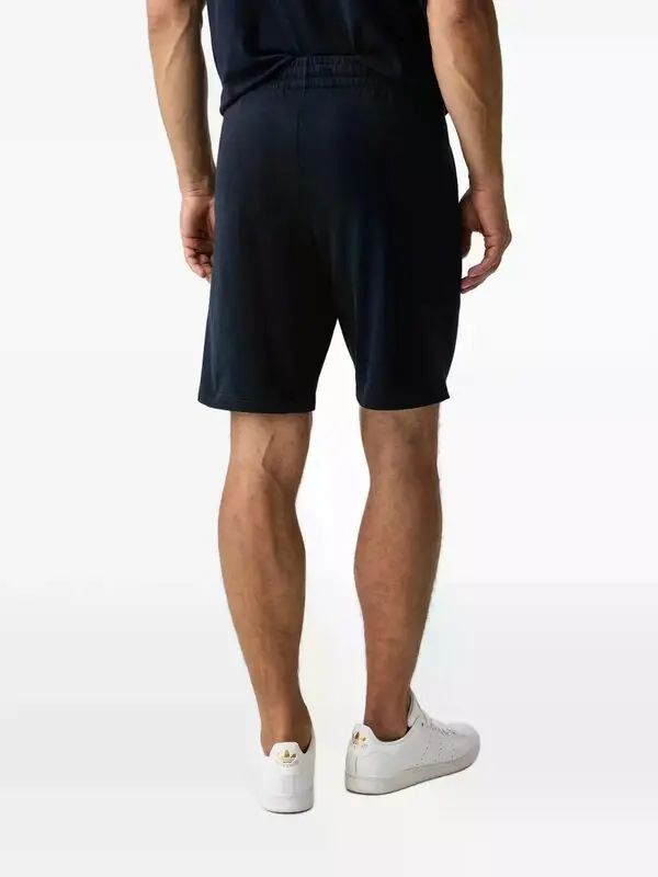 EA7 Logo-print Elasticated-waist Shorts