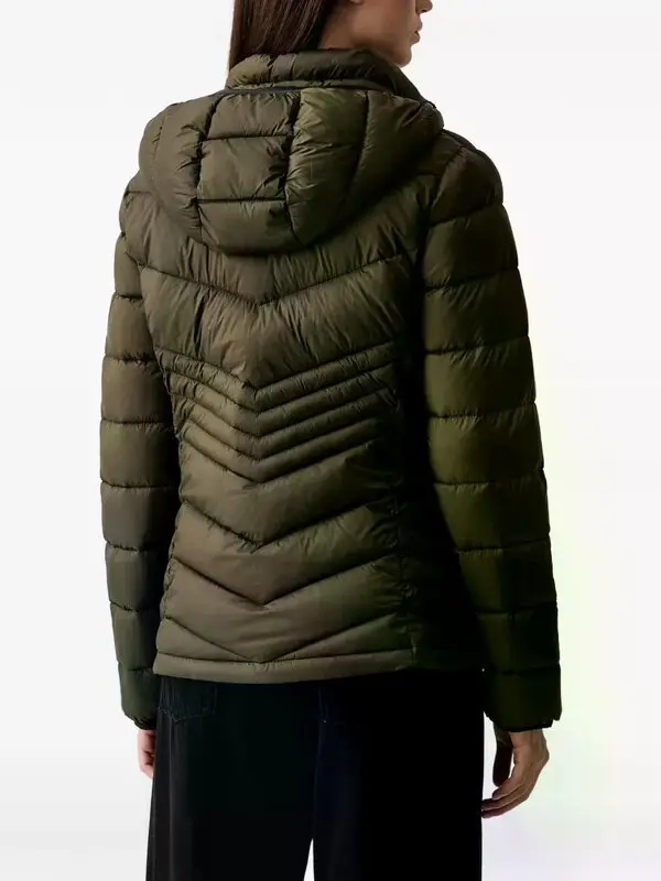 Dkny Hooded Quilted Jacket