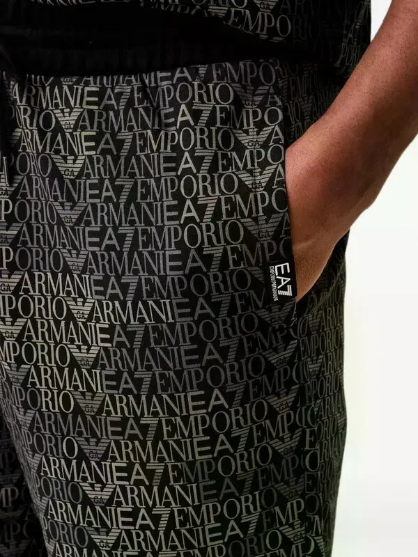 EA7 Logo-print Track Pants