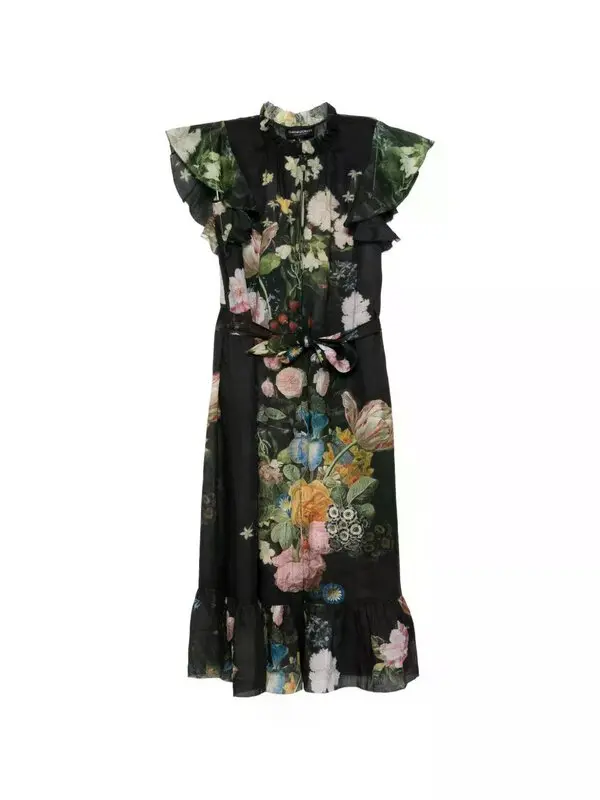 Cynthia Rowley Portofino Maxi Dress With Floral Print