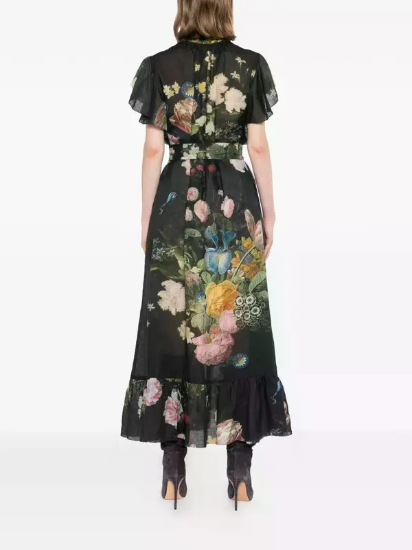Cynthia Rowley Portofino Maxi Dress With Floral Print