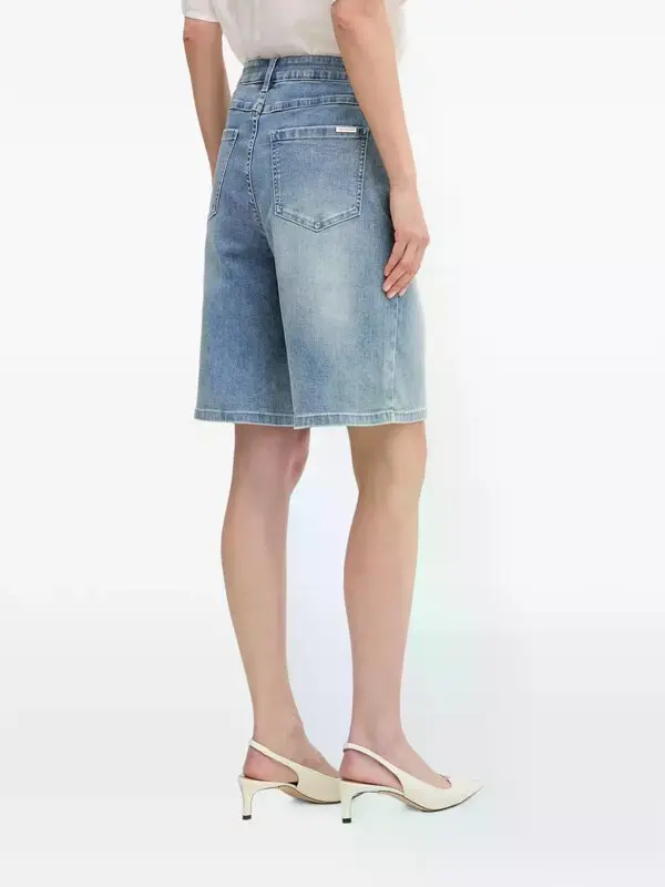 Joseph Ribkoff Button-detail Denim Shorts