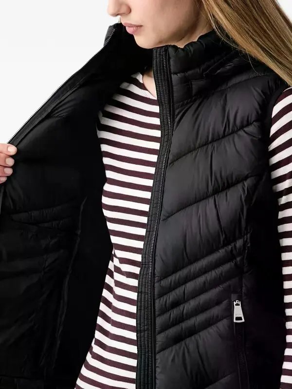 Dkny Quilted Hooded Gilet