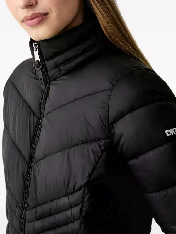 Dkny Quilted Hooded Jacket