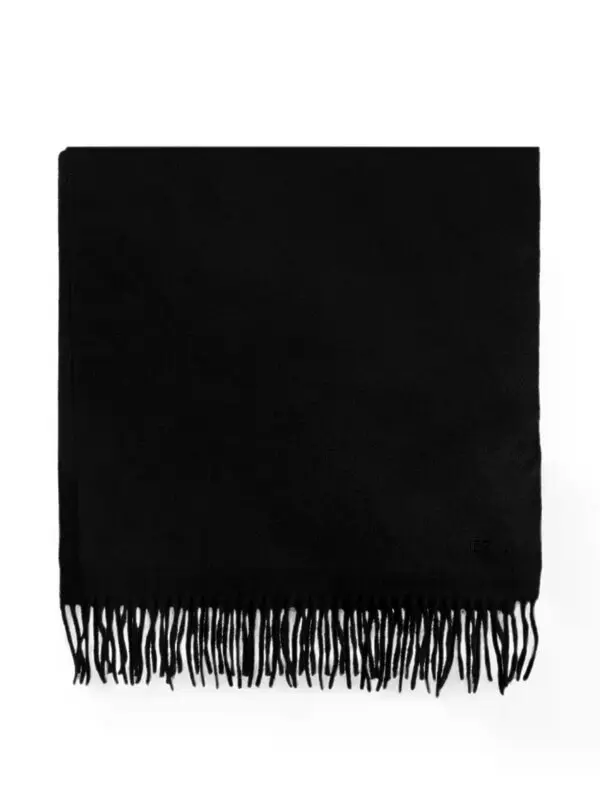 TOM FORD Fringed Cashmere Scarf - Black