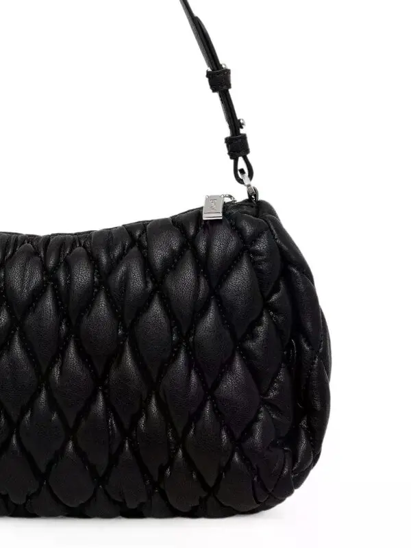 Dkny Remy Quilted Logo-plaque Shoulder Bag