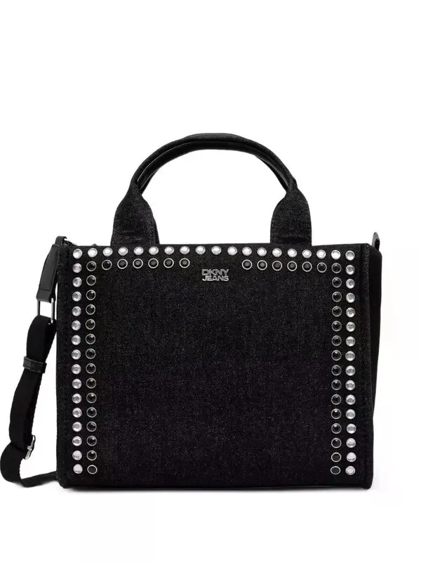Dkny Stud-embellished Tote Bag - Black