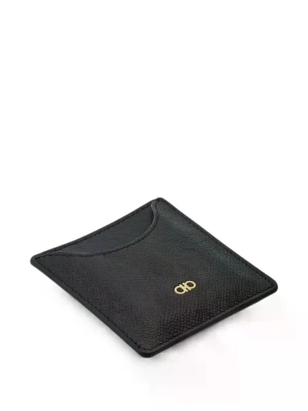 FERRAGAMO Micro Gancini Business Card Holder